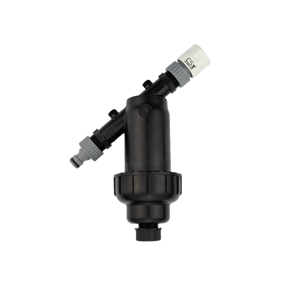 CS Water Filter 3/4 Inch 120 Mesh with Backflush, Quick Connect & Hos ...